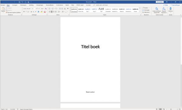 Een boek maken in Word, kan dat? - Bookadew